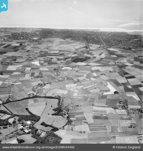 EAW044492 ENGLAND (1952). The area between Scarisbrick Hall and ...