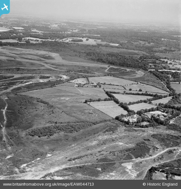 EAW044713 ENGLAND (1952). Langshot Farm and Chobham Common, Chobham ...