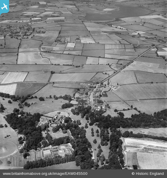 EAW045500 ENGLAND (1952). Rockingham Castle, the village and the ...