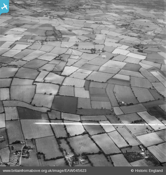 EAW045623 ENGLAND (1952). Fields around Church Farm and Magna Farm ...
