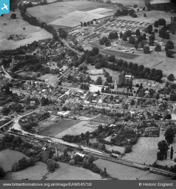 EAW045718 ENGLAND (1952). The town, Wheatley, 1952 | Britain From Above