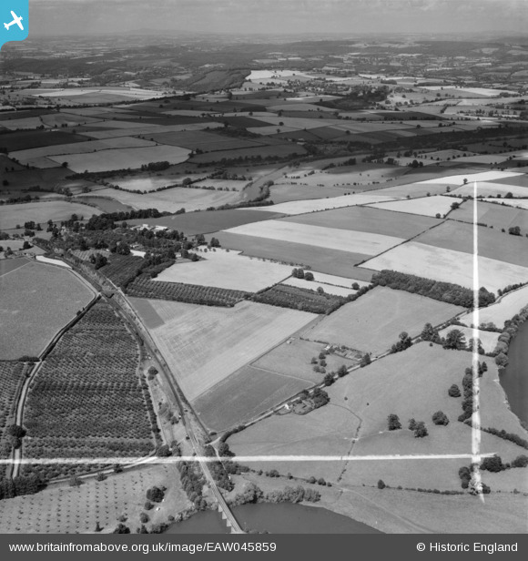EAW045859 ENGLAND (1952). Strangford and surrounding countryside ...