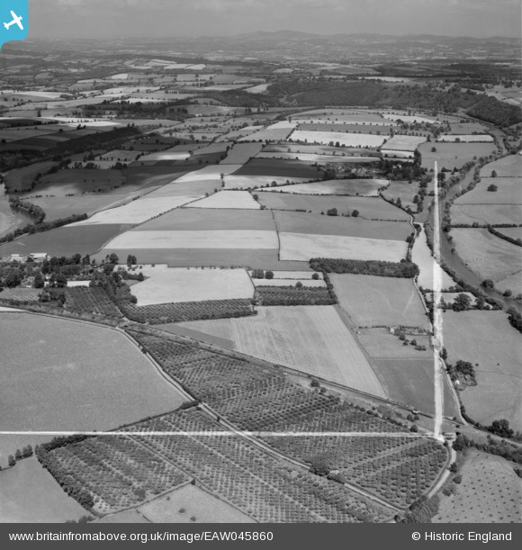 EAW045860 ENGLAND (1952). Countryside along the River Wye between ...