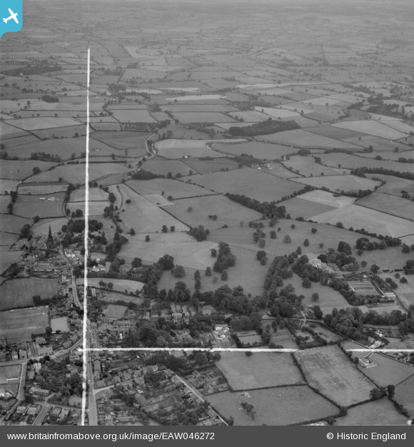 EAW046272 ENGLAND (1952). The village and countryside around Davenham ...