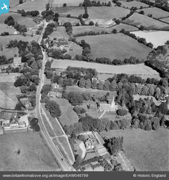 EAW046799 ENGLAND (1952). St Michael's Church and the village, Playden ...