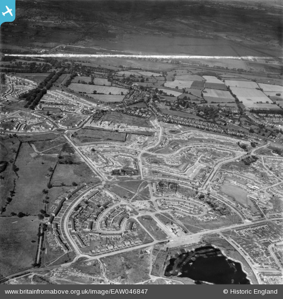 EAW046847 ENGLAND (1952). The residential area at Shard End under ...
