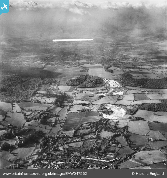 EAW047562 ENGLAND (1952). Sand pits at Titsey, Tatsfield and Westerham ...
