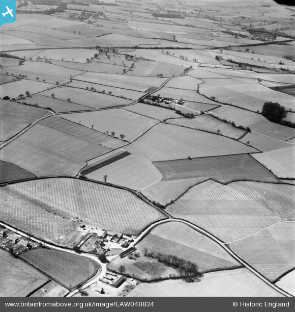 EAW048834 ENGLAND (1953). Fields between Bowle's Farm and Causeway Farm ...