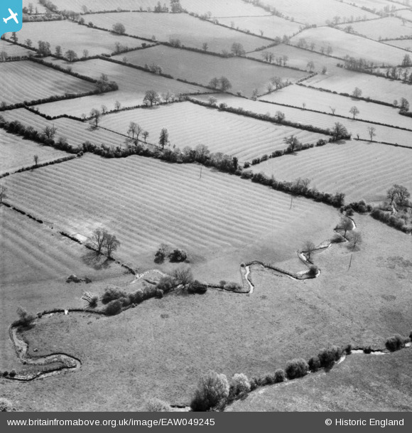 EAW049245 ENGLAND (1953). Ridge and furrow near the River Dikler, Wyck ...