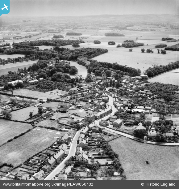 EAW050432 ENGLAND (1953). The village, Croston, from the north-west ...