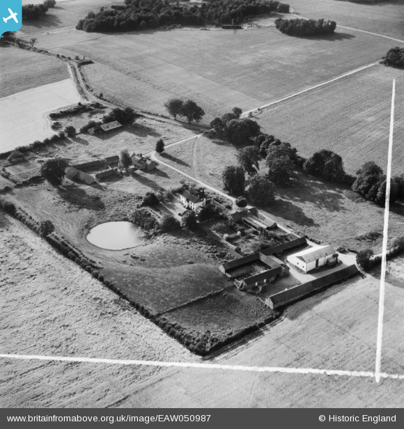 EAW050987 ENGLAND (1953). Old Hall Farm, Bylaugh Park, 1953. This image ...