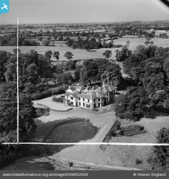 EAW052663 ENGLAND (1953). The Manor House, North Rode, from the south ...