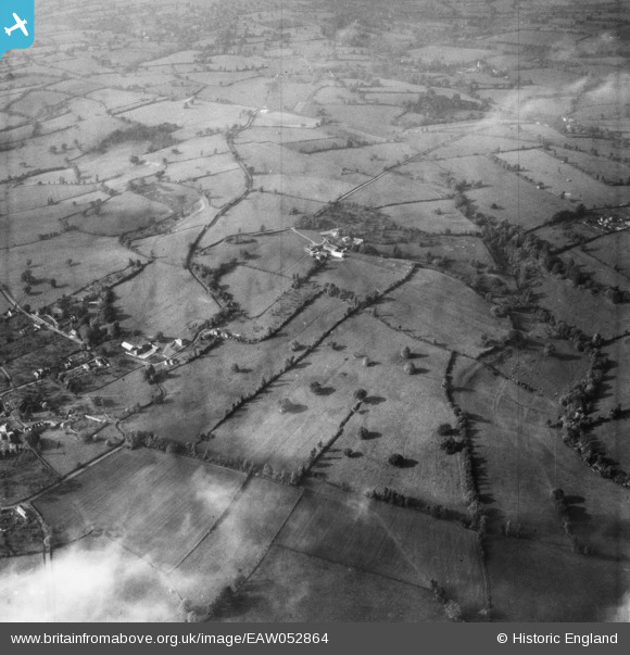 eaw052864 ENGLAND (1953). Ditcheat Hill Farm and the surrounding ...
