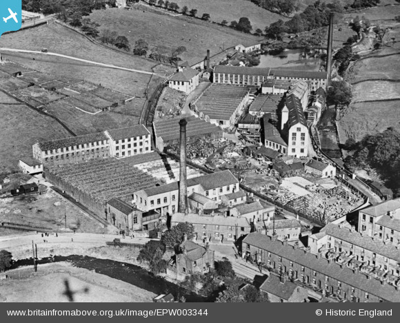 EPW003344 ENGLAND (1920). Standroyd Cotton Mill and Ball Grove Tannery ...