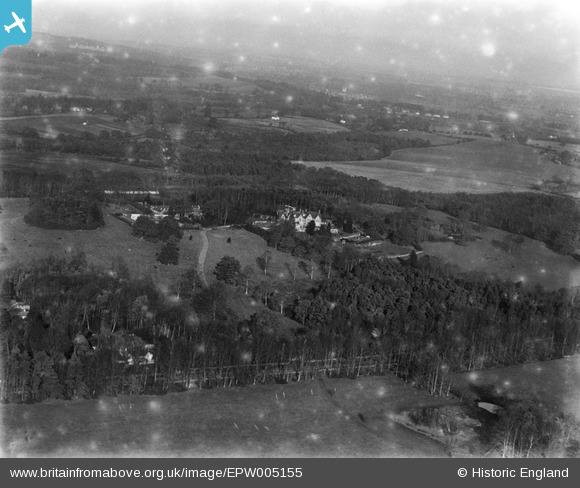 EPW005155 ENGLAND (1920). Barrowhills, Longcross, from the south-west ...