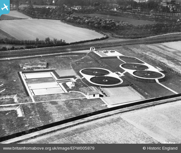 EPW005879 ENGLAND (1921). The Air Ministry Sewage Works, Uxbridge, 1921 ...