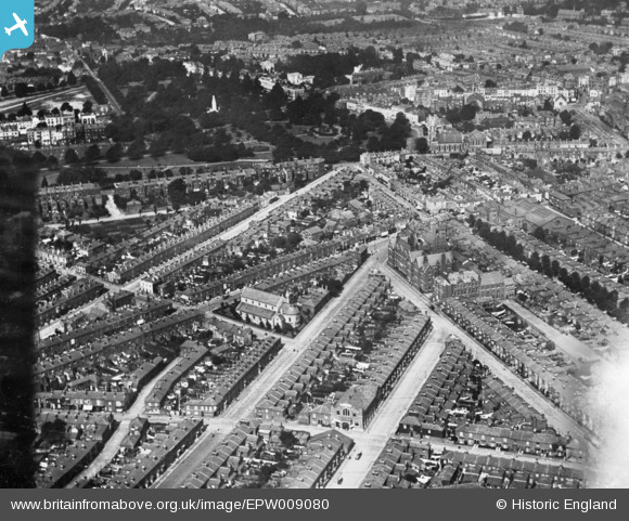 EPW009080 ENGLAND (1923). Brintons Road and surrounding streets looking ...