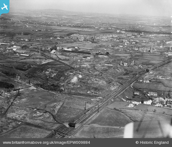epw009884 ENGLAND (1924). South Crofty Tin Mine, Brea, from the south ...