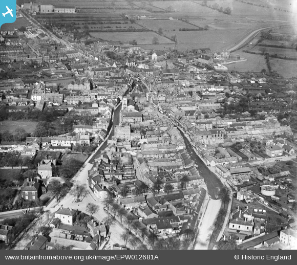 epw012681a ENGLAND (1925). The Town Centre, Brigg, 1925 | Britain From ...