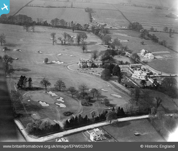 EPW012690 ENGLAND (1925). The Club House and Golf Course, Kirk Ella ...
