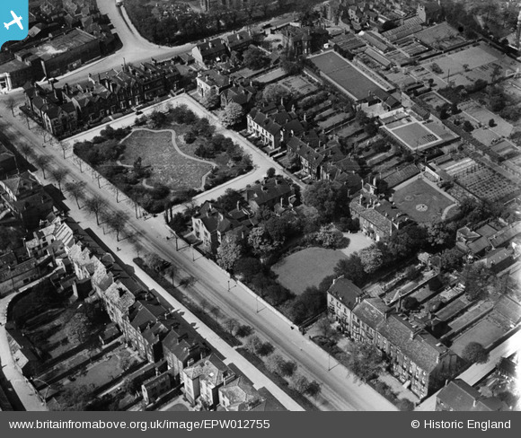 EPW012755 ENGLAND (1925). Regent Square and environs, Doncaster, 1925 ...