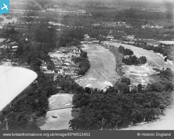 EPW013451 ENGLAND (1925). Holes 15 and 17 at Worplesdon Golf Course ...