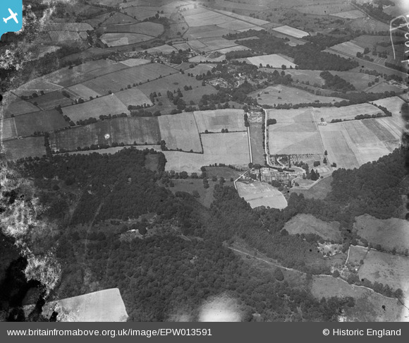 EPW013591 ENGLAND (1925). Squabb Wood and Roke Manor, Roke Manor, from ...