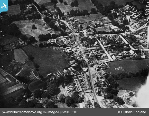 EPW013618 ENGLAND (1925). The village, Lyndhurst, 1925. This image has ...