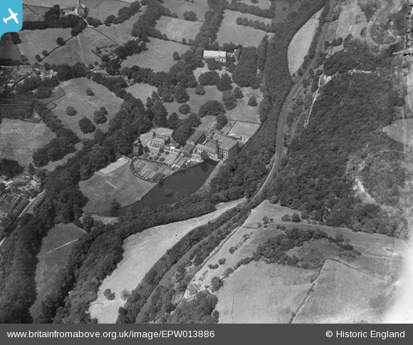 EPW013886 ENGLAND (1925). Thorpe Mill, Triangle, 1925 | Britain From Above