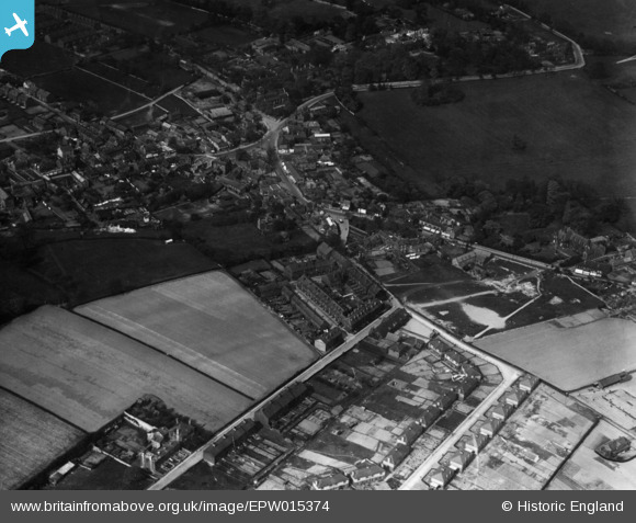 EPW015374 ENGLAND (1926). The town, Hemsworth, 1926. This image has ...