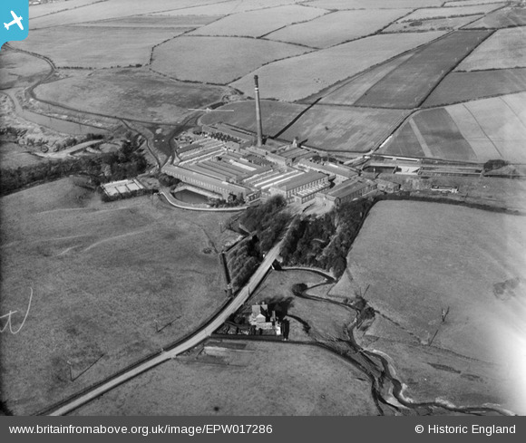 epw017286 ENGLAND (1926). The Pilsworth Bleach Works, Whitefield, 1926 ...