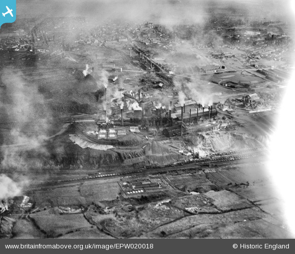 epw020018 ENGLAND (1927). The Etruria Steel Works, Etruria, 1927 ...