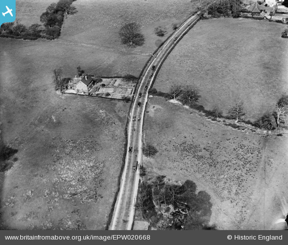 EPW020668 ENGLAND (1928). The A22 to the north of Godstone Railway ...