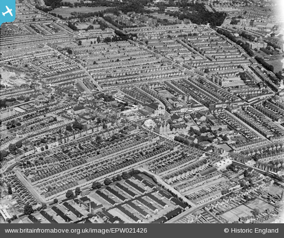 epw021426 ENGLAND (1928). Tooting High Street and environs, Tooting ...