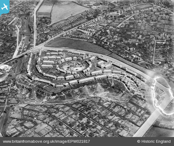 EPW021817 ENGLAND (1928). Findern Green and surroundings, Nottingham ...