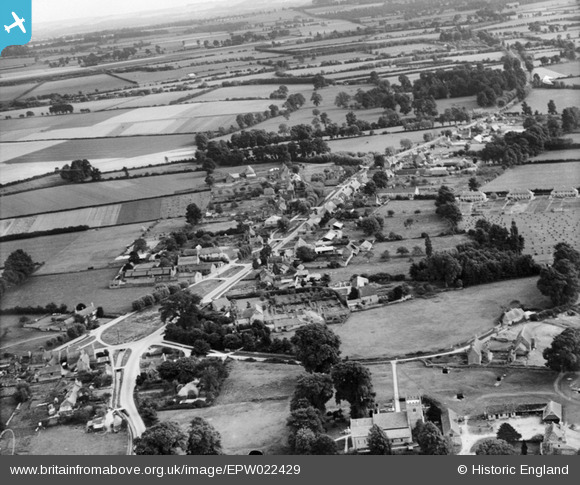 EPW022429 ENGLAND (1928). The village, Clanfield, from the north, 1928 ...