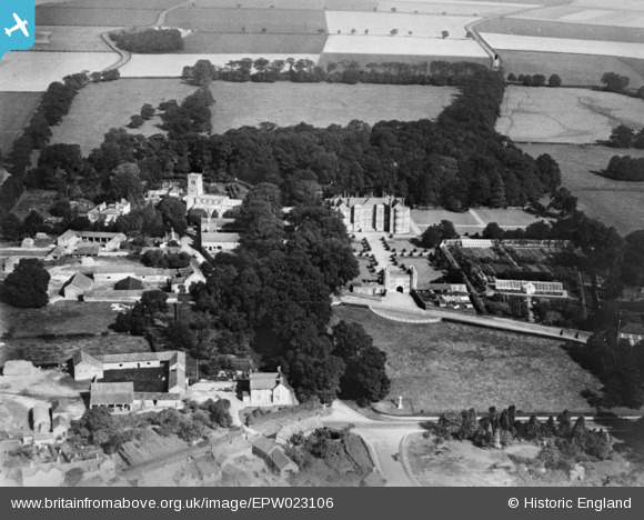 EPW023106 ENGLAND (1928). Burton Agnes Hall and environs, Burton Agnes ...