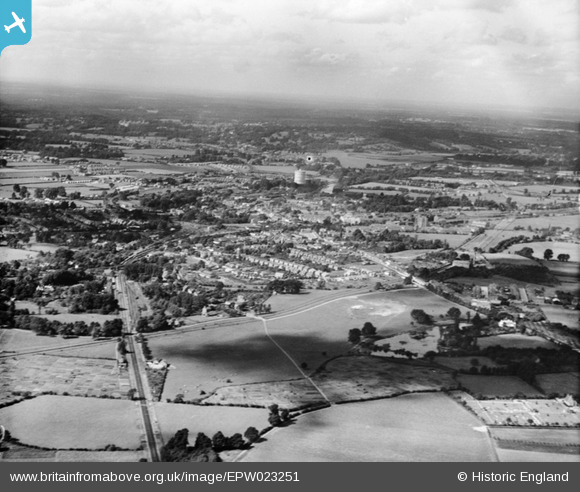 epw023251 ENGLAND (1928). Staines and environs, Staines, from the north ...