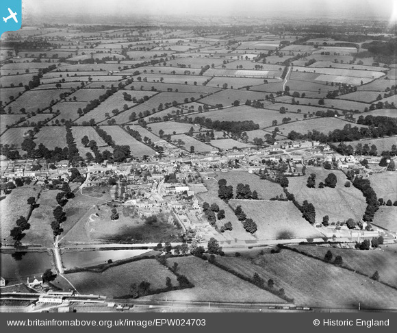 epw024703 ENGLAND (1928). The village, Braunston, from the south, 1928 ...