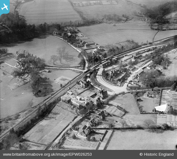 EPW026253 ENGLAND (1929). The railway station and environs, Mayfield ...