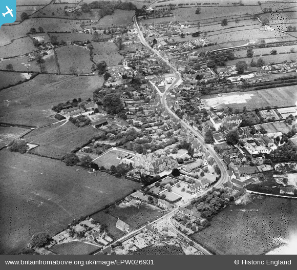 epw026931 ENGLAND (1929). The High Street and environs, Abbots Bromley ...