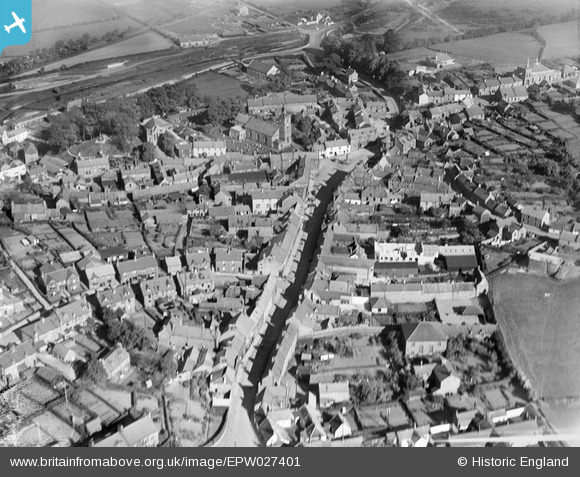 EPW027401 ENGLAND (1929). The town centre, Wooler, 1929 | Britain From ...