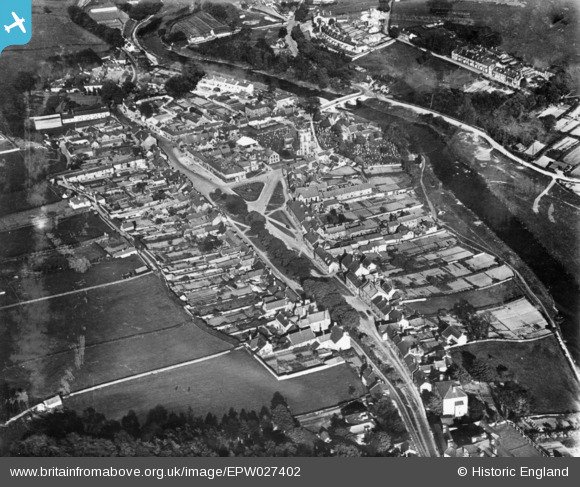 EPW027402 ENGLAND (1929). The town, Rothbury, 1929. This image has been ...