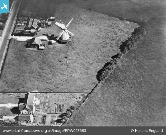 epw027683 ENGLAND (1929). Windmill off Mill Bank, Headcorn, 1929. This ...