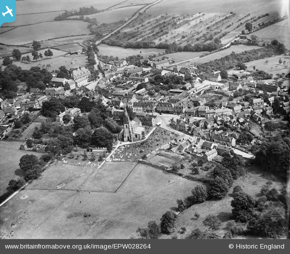 EPW028264 ENGLAND (1929). St James's Church and the town, Southam, 1929 ...