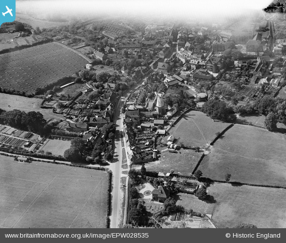 epw028535 ENGLAND (1929). The Hill and the Union Windmill, Cranbrook ...