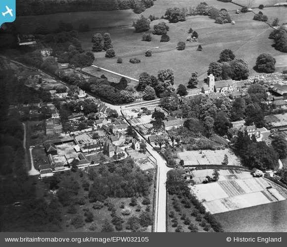 EPW032105 ENGLAND (1930). The village, Boxley, 1930 | Britain From Above