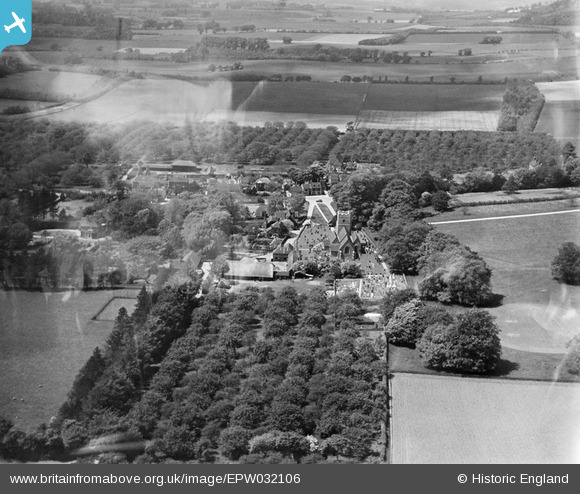 epw032106 ENGLAND (1930). St Mary and All Saints' Church and the ...