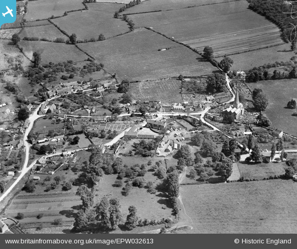 epw032613 ENGLAND (1930). St Mary's Church, Court Farm and the village ...