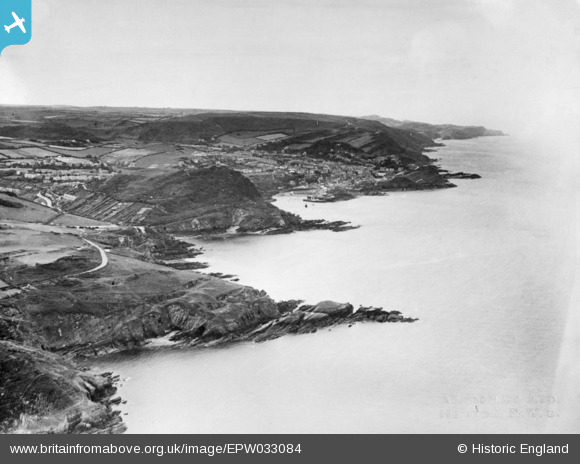 EPW033084 ENGLAND (1930). Rillage Point and Hele Bay looking towards ...